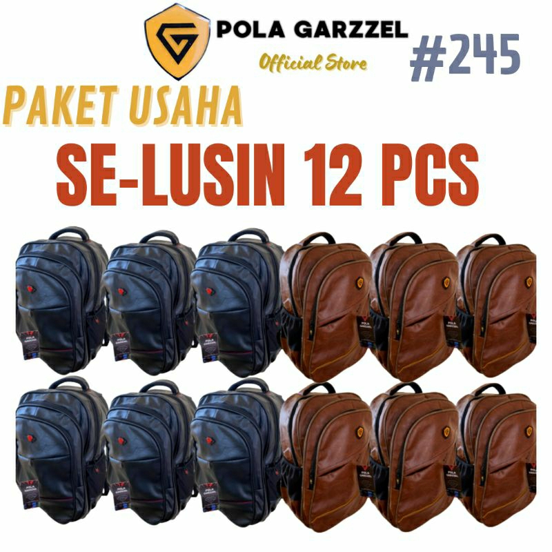 Jual POLA GARZZEL #245 - PAKET USAHA TAS PREMIUM RANSEL KULIT OSCAR ...