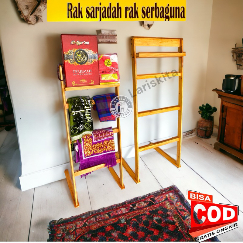 Jual Ladder Hanger rak sajadah rak handuk rak sampiran pakaian rak ...