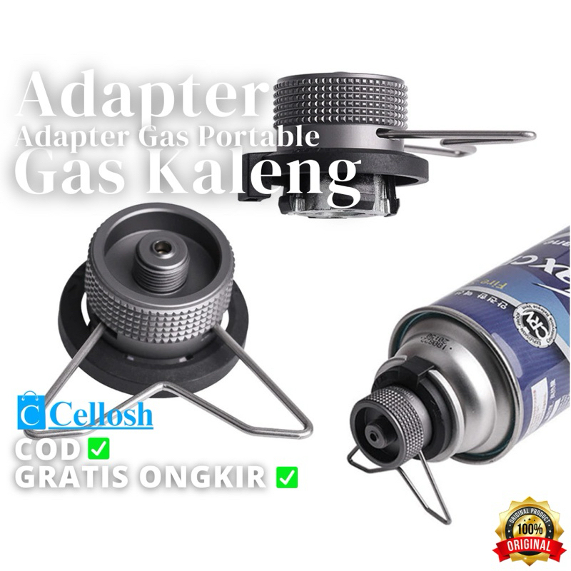 Jual Adapter Gas Kaleng Adaptor Tabung Gas Butane Sambungan Kepala ...