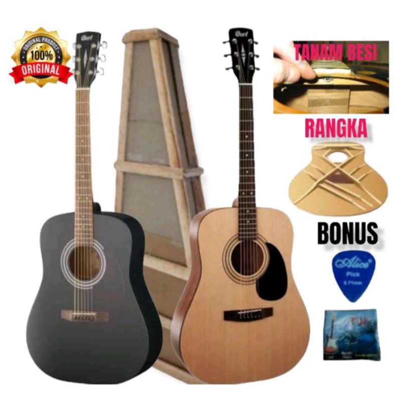 Jual gitar akustik cort ad810,BONUS Packing kayu,bonus senar | Shopee ...