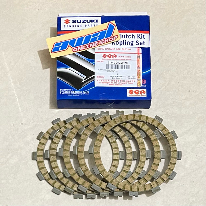 Jual KAMPAS KOPLING SATRIA FU 150, SATRIA FUFI INJEKSI, GSX 150 R / S ORIGINAL SGP | Shopee ...