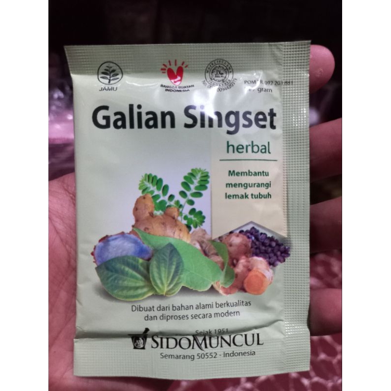 Jual Galian singset Sidomuncul mengurangi lemak tubuh | Shopee Indonesia