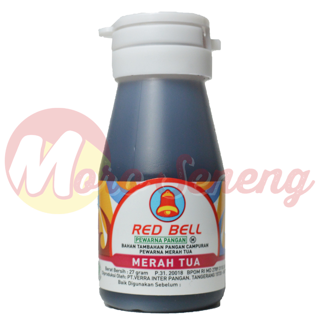 Jual Red Bell Merah Tua Dark Red Redbell Pewarna | Shopee Indonesia