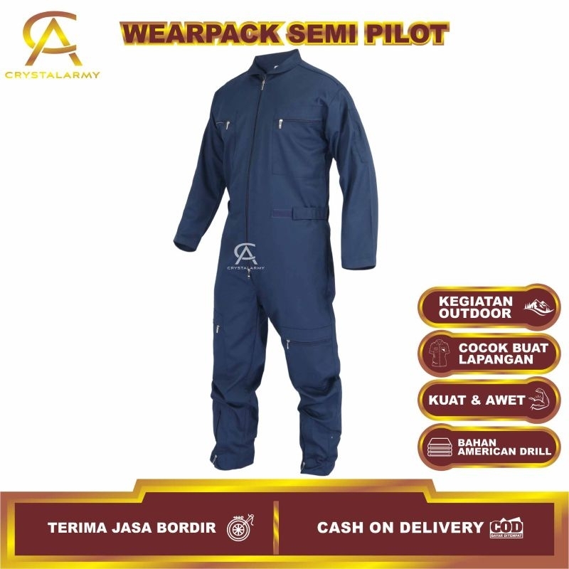 Jual Wearpack Semi Pilot/Wearpack Safety Amerikan Drill/wearpack kerja ...