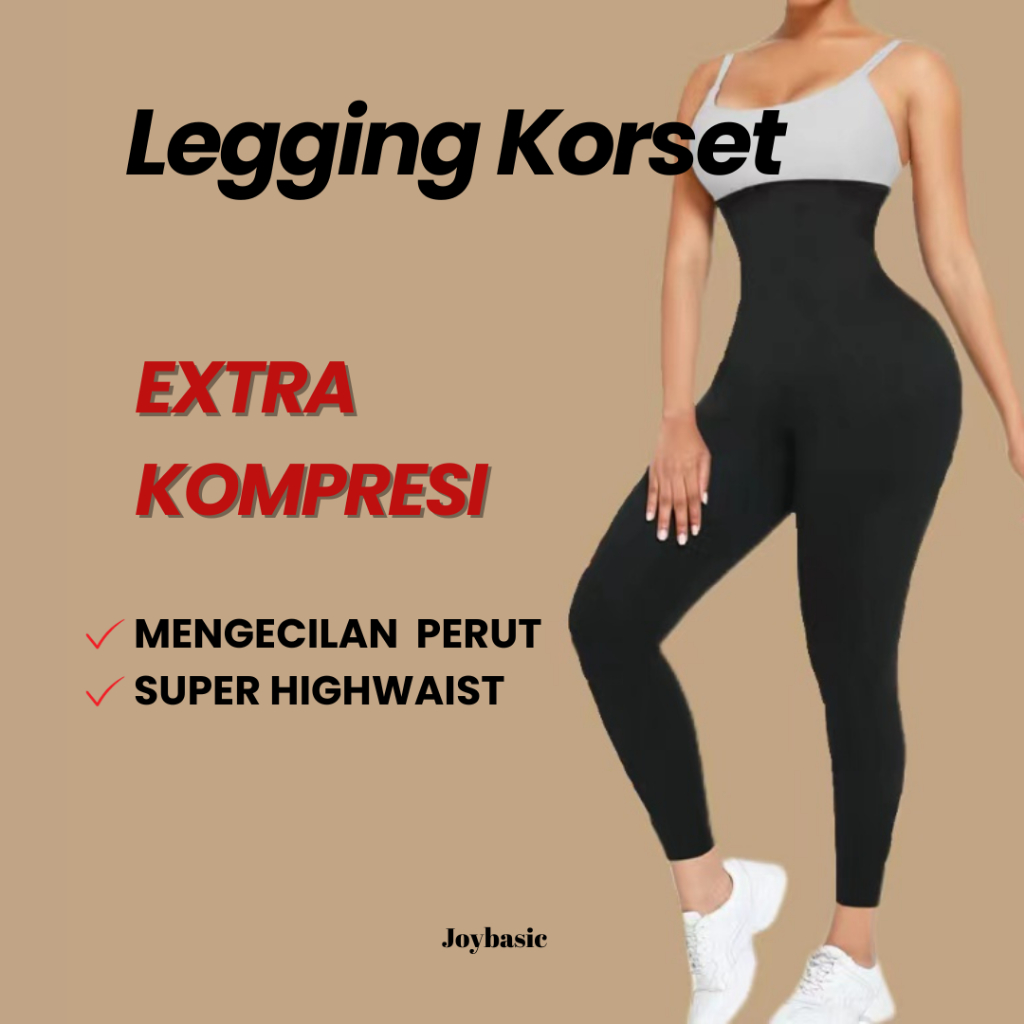 Jual Joybasic Women's Legging Korset | Shopee Indonesia