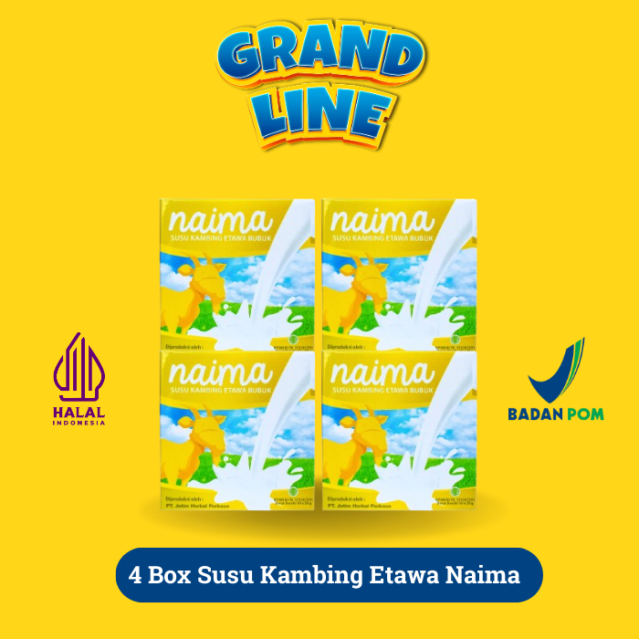 Jual 【Package 4 Box 】Susu Kambing Etawa Naima Bubuk Original Plus ...