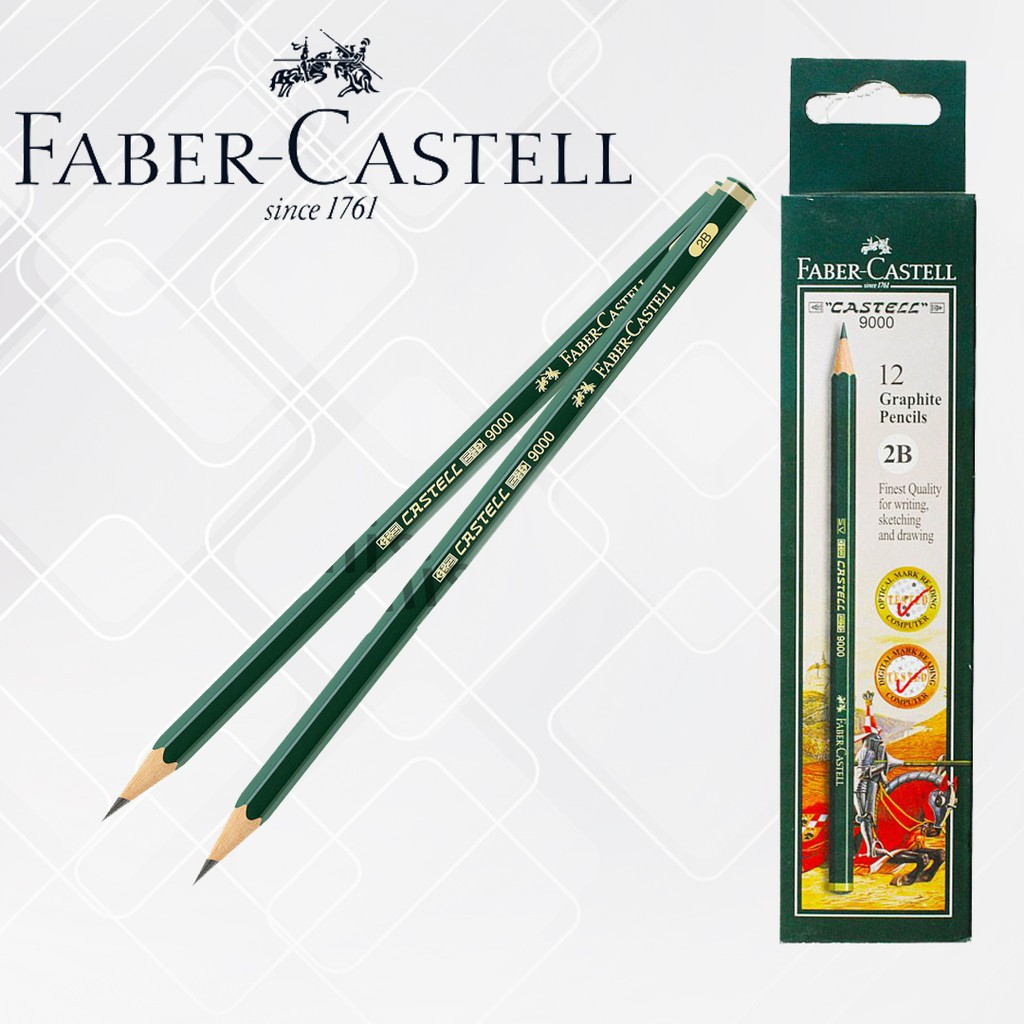 Jual PENSIL 2B FABER CASTELL (12Pcs) | Shopee Indonesia