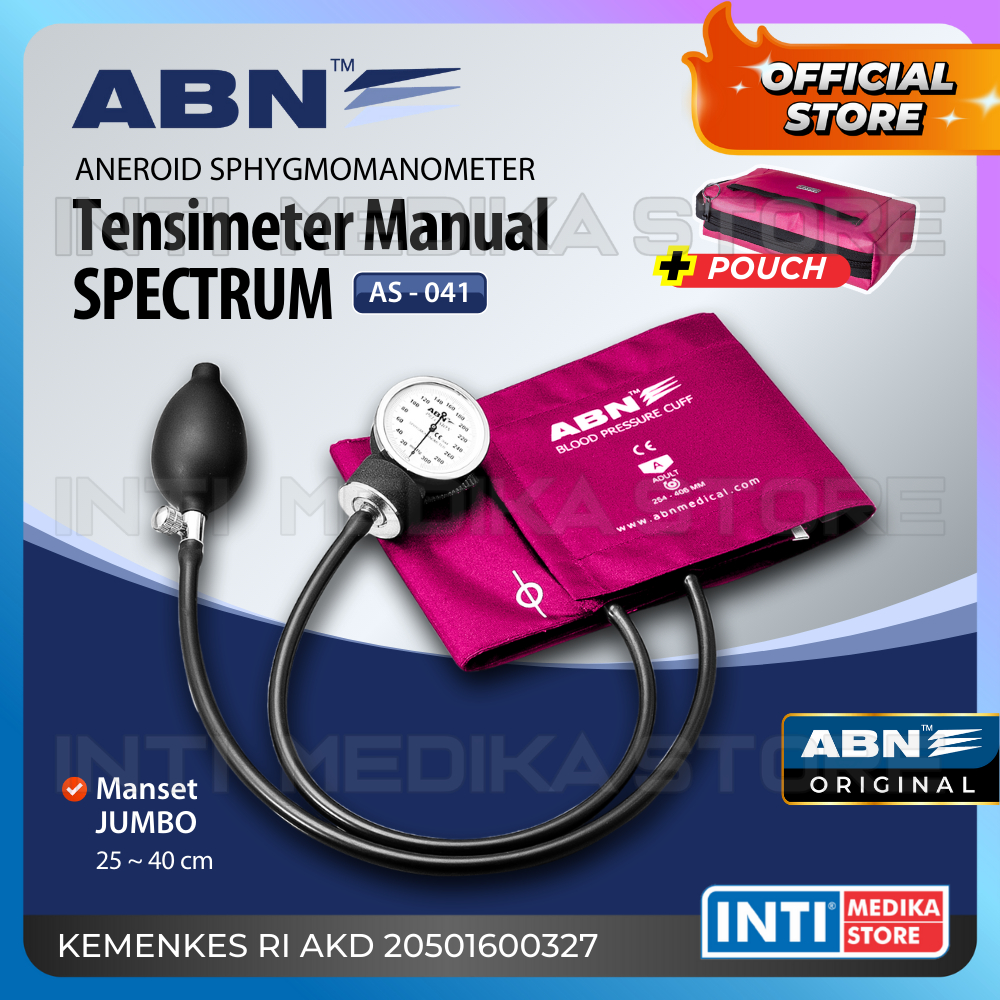 Jual ABN - Tensimeter Manual SPECTRUM Aneroid AS 041 | Tensi Darah ...
