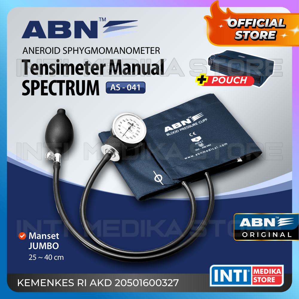 Jual ABN - Tensimeter Manual SPECTRUM Aneroid AS 041 | Tensi Darah ...