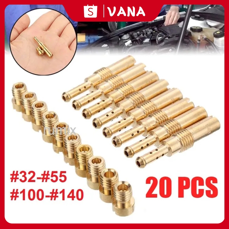 Jual 20 Buah Nosel Injeksi Utama Karburator Lubang Ukur Utama Tambahan ...