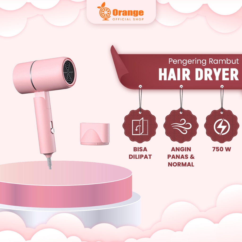 Jual Hair Dryer Pengering Rambut Hair dryer pink alat Pengering Rambut ...