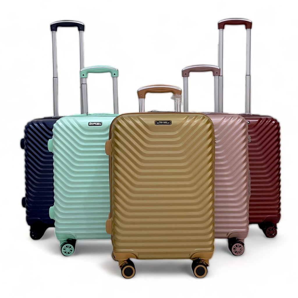 Jual Koper Kabin Bagasi Koper Murah Koper Fiber Roda 4 Rotasi 360 20 24 ...