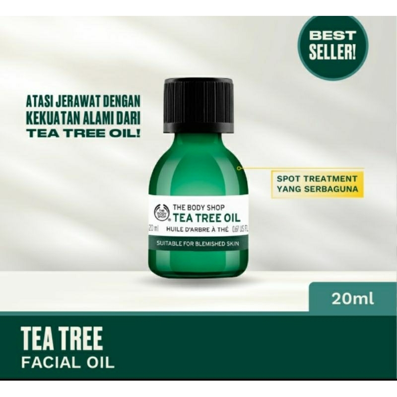 Jual The Body Shop Tea Tree Oil 20ml | Shopee Indonesia