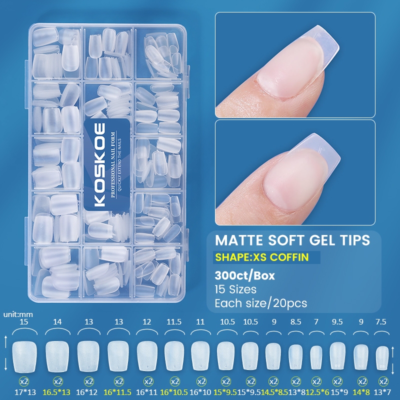 Jual BORN PRETTY 120pcs Kuku Palsu Acrylic Press on Nails Almond ...