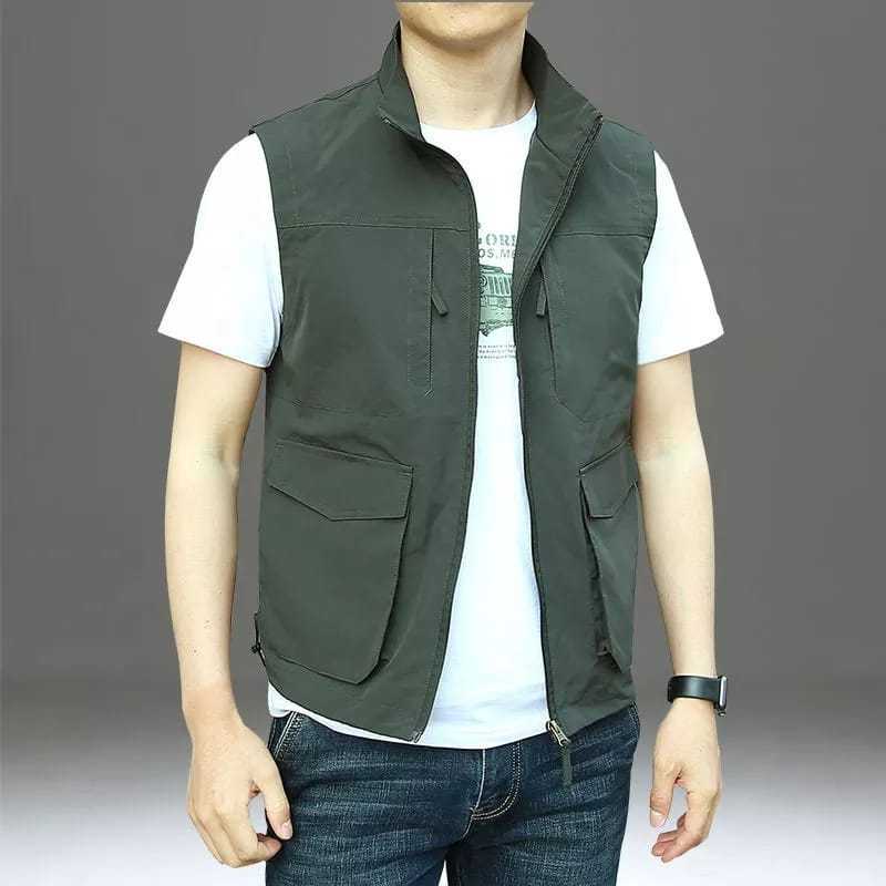 Jual jaket rompi pria casual terbaru/Rompi lapangan/Rompi kerja/rompi ...