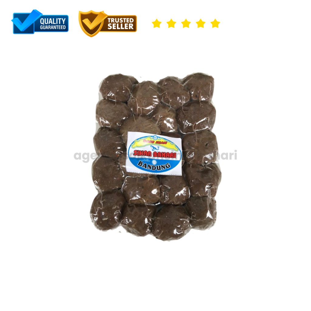 Jual BAKSO / BASO IKAN SINAR BAHARI BANDUNG 20 Bakso Ikan Hitam ...