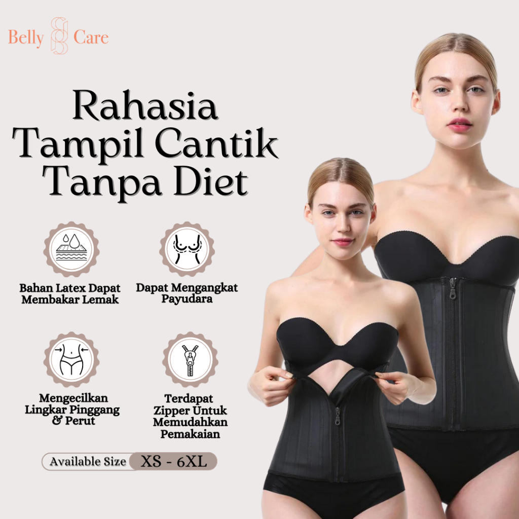 Jual Bellycare 25 Boned with zipper postpartum Waist Shaper Corset - Korset Pelangsing Pasca ...