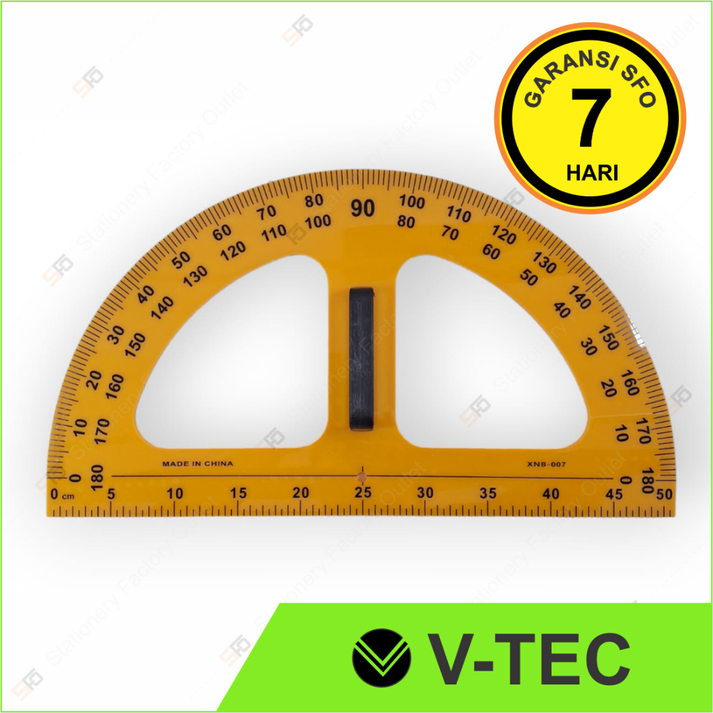 Jual Penggaris Busur Papan Tulis V-Tec 180 Derajat 50 cm - BS-1007 ...