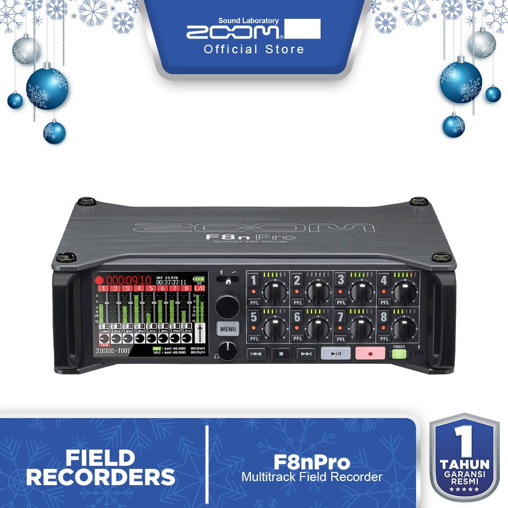 Jual Zoom F8nPro Multitrack Field Recorder | Shopee Indonesia