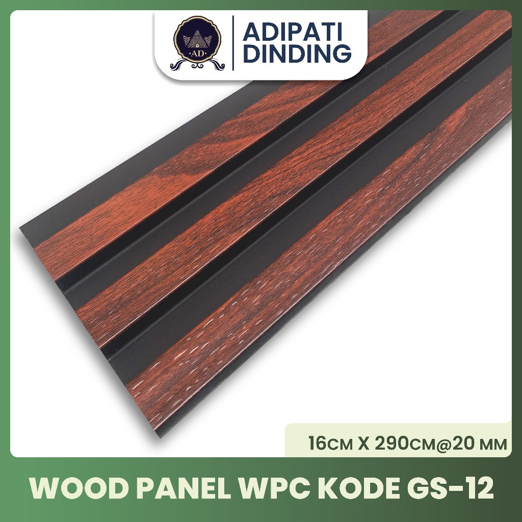 Jual WOOD PANEL 3D KODE GS-12 | WALL PANEL WPC TEBAL 20 MM LEBAR 16 CM ...
