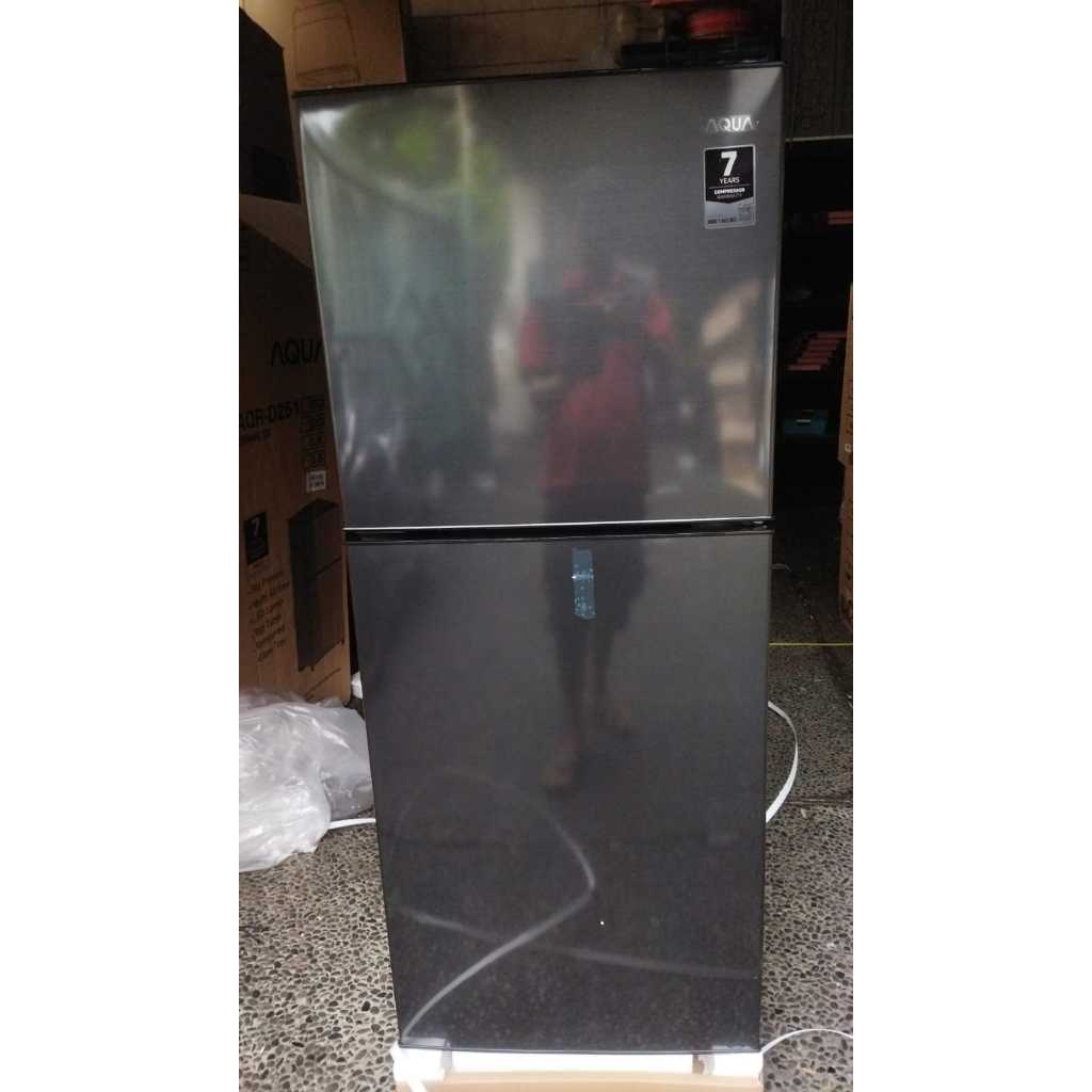 Jual KULKAS 2 PINTU AQUA AQR 251 187 Liter No Frost KHUSUS BOGOR KURIR ...