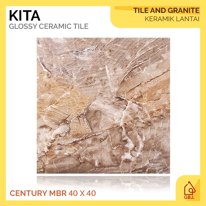 Jual KERAMIK KITA 40 X 40 CENTURY MBR / KERAMIK MOTIF MARMER GLOSSY | Shopee Indonesia