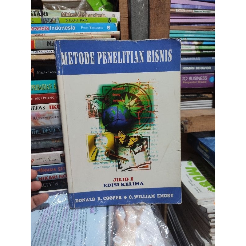 Jual metode penelitian bisnis. jilid 1. edisi 5. oleh Donald R Cooper ...