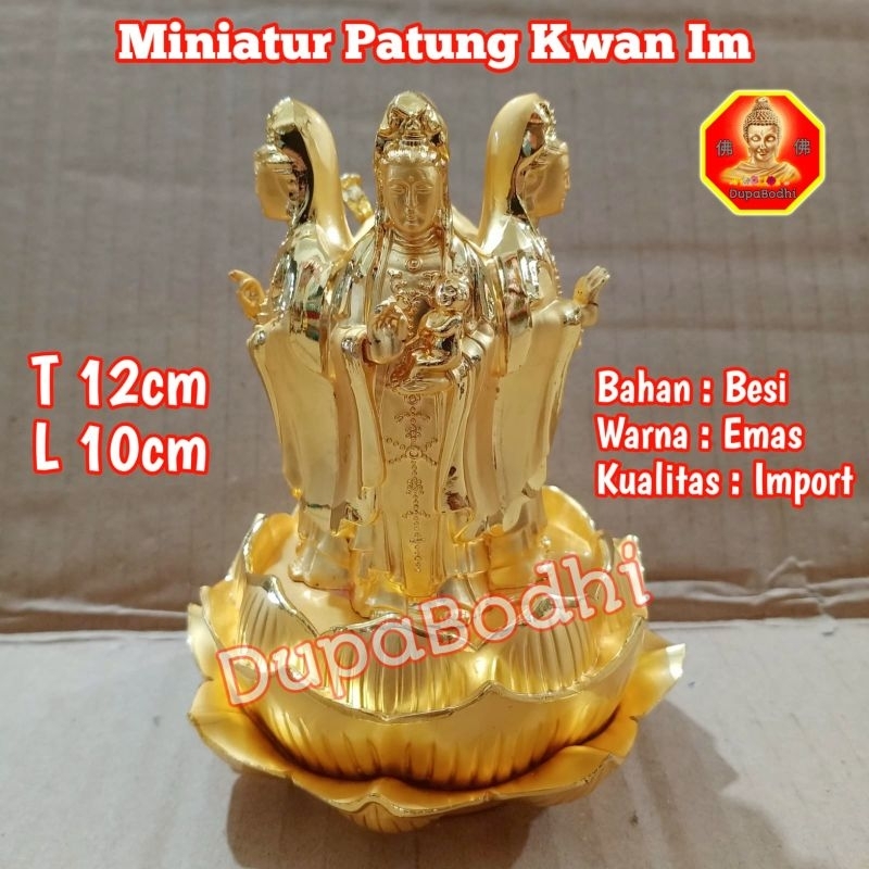 Jual miniatur patung Kwan im / fengshui / patung Kwan im kecil / patung ...