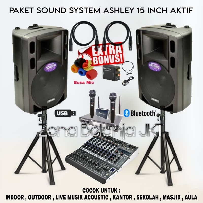 Jual PAKET SOUND SYSTEM INDOOR OUTDOOR LIVE MUSIK KARAOKE SPEAKER ...