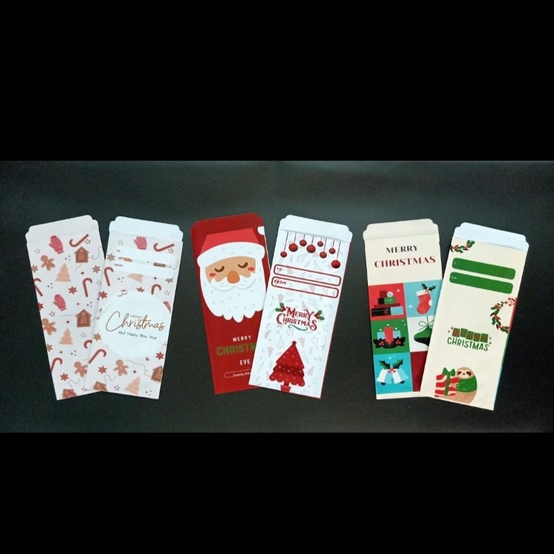 Jual Amplop Natal Panjang Angpao Natal Angpao Merry Christmas angpao ...