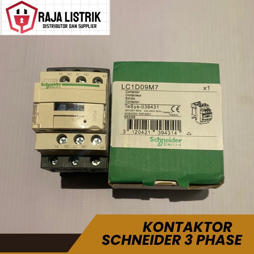 Jual Kontaktor / Contactor Schneider LC1D09M7 sisa proyek | Shopee Indonesia