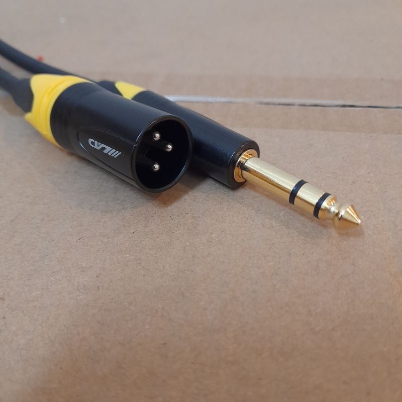 Jual kabel mic/kabel xlr Cable Tasker C114 male 3 pin to jack akai ...