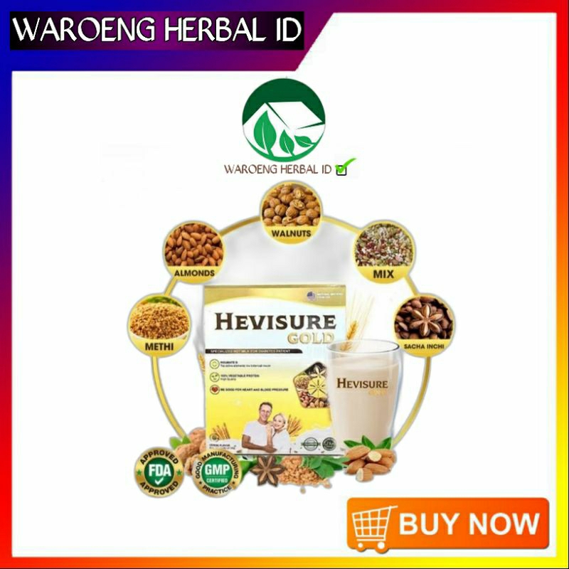 Jual HEVISURE GOLD MILK SUSU OBAT DIABETES KENCING MANIS INSULIN ...
