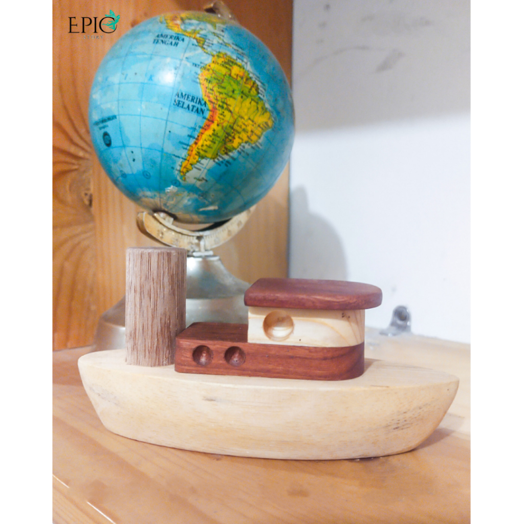 Jual Mainan Edukasi Perahu Kayu/Mainan Edukasi Kapal Kayu/Wooden Toy ...