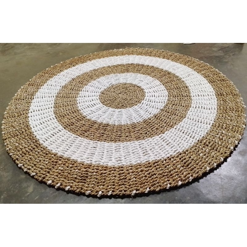 Jual Rug Seagrass Bulat Diameter 120cm / Karpet Lantai Anyaman / Tikar ...