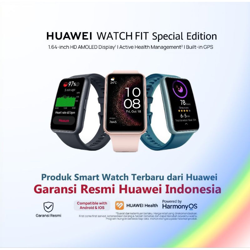 Jual Hiawei Watch Fit SE 2 | Build in GPS | Active Healt Managemen ...