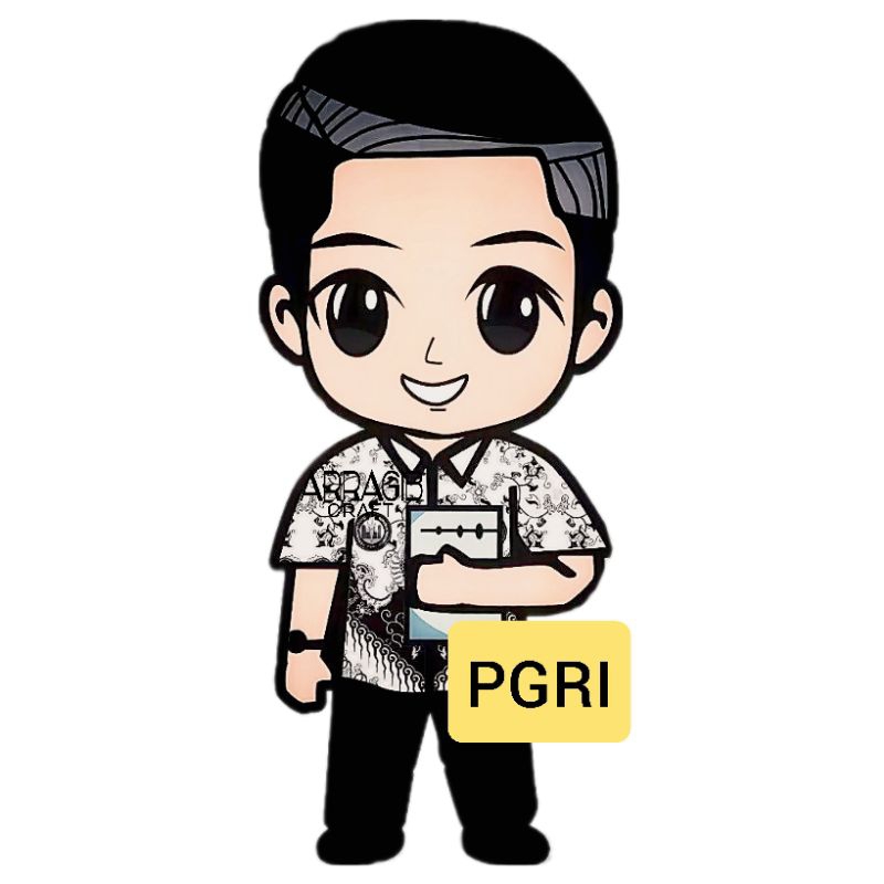 Jual TOPPER GURU Topper Buket Guru kartun guru animasi guru (READY ...