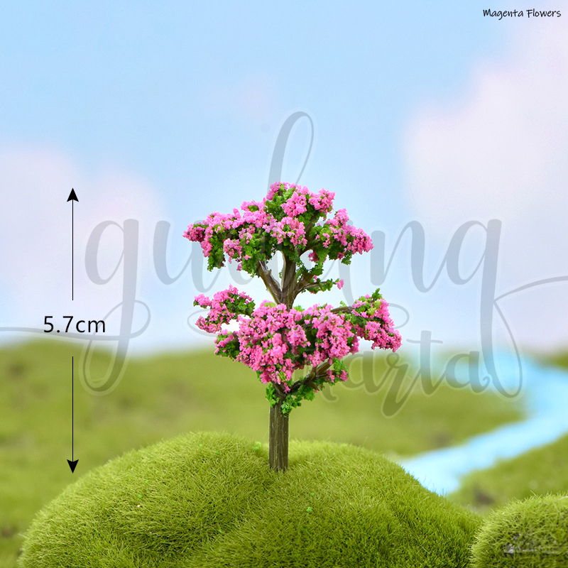 Jual Pajangan Realistic Miniatur Tree Pohon Sakura Model Topper Kue ...