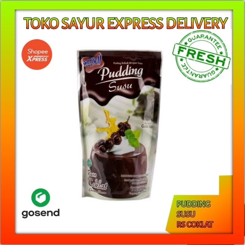 Jual Nutrijell Pudding Susu Rasa Coklat - Sayur express pasar palembang ...