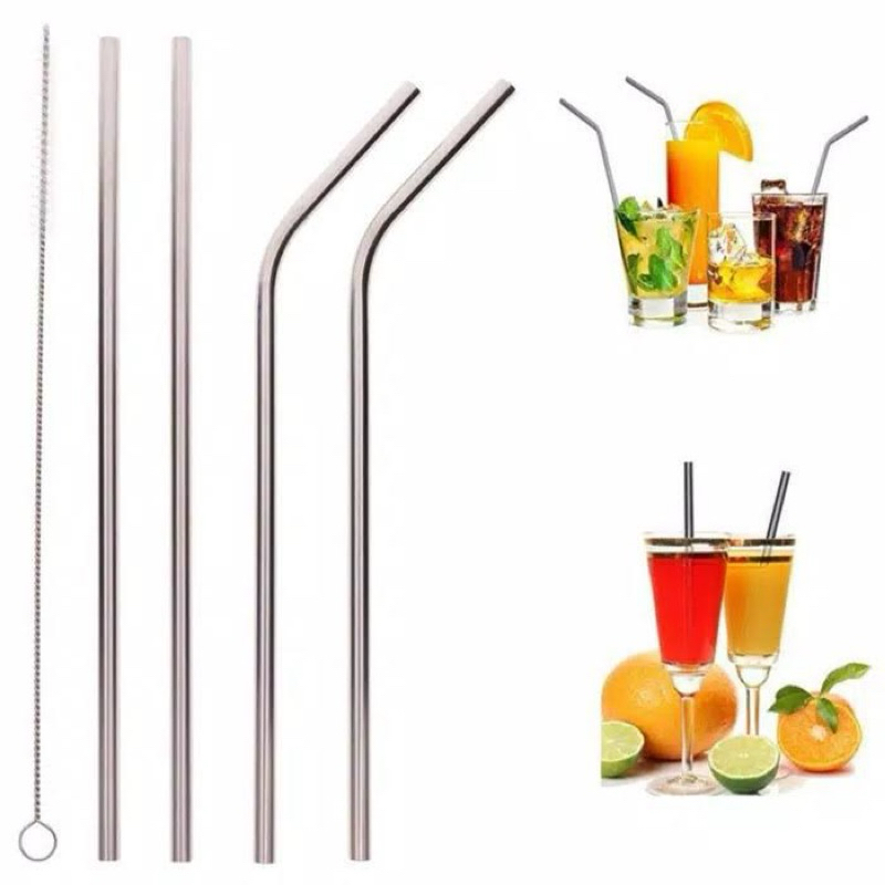 Jual STRAW STAINLESS SEDOTAN STAINLESS PIPET SEDOTAN BESI LOGAM SEDOTAN ...