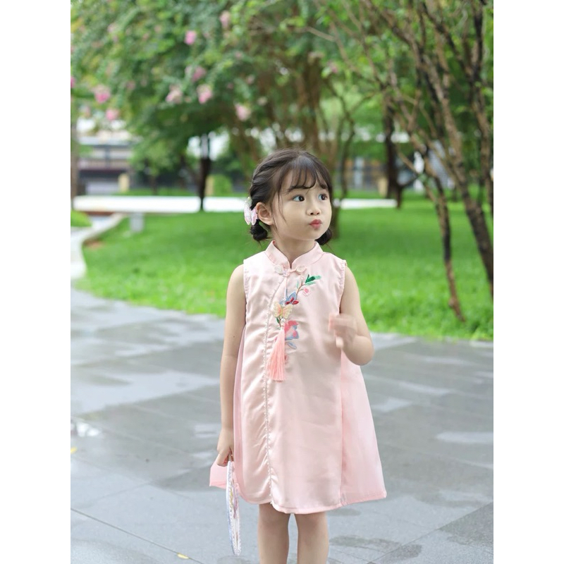 Jual Cheongsam anak perempuan / cheongsam dress / pakaian anak ...