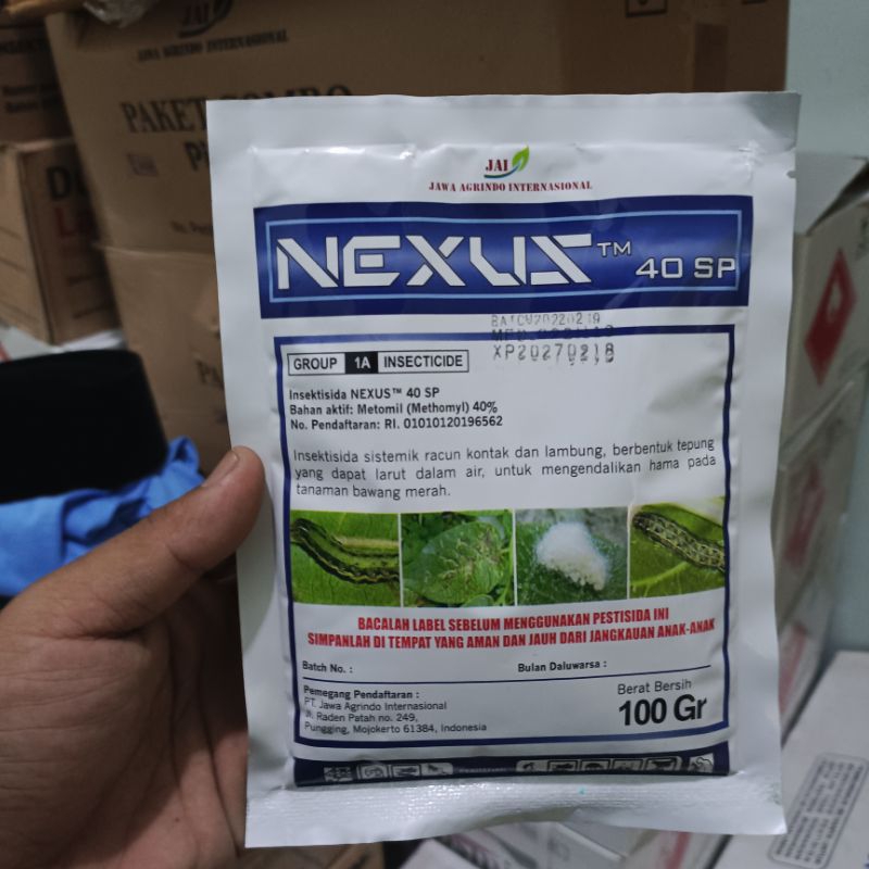 Jual insektisida NEXUS 40 SP 100gram DANGKE Metomil Mengatasi ulat ...