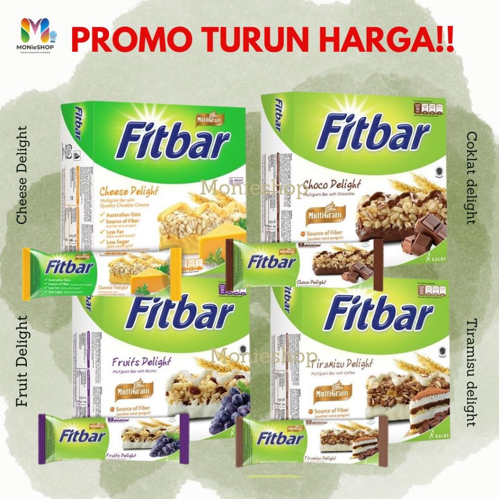 Jual FITBAR TIRAMISU COKLAT FRUITS CHEESE ISI 5X22GR | Shopee Indonesia