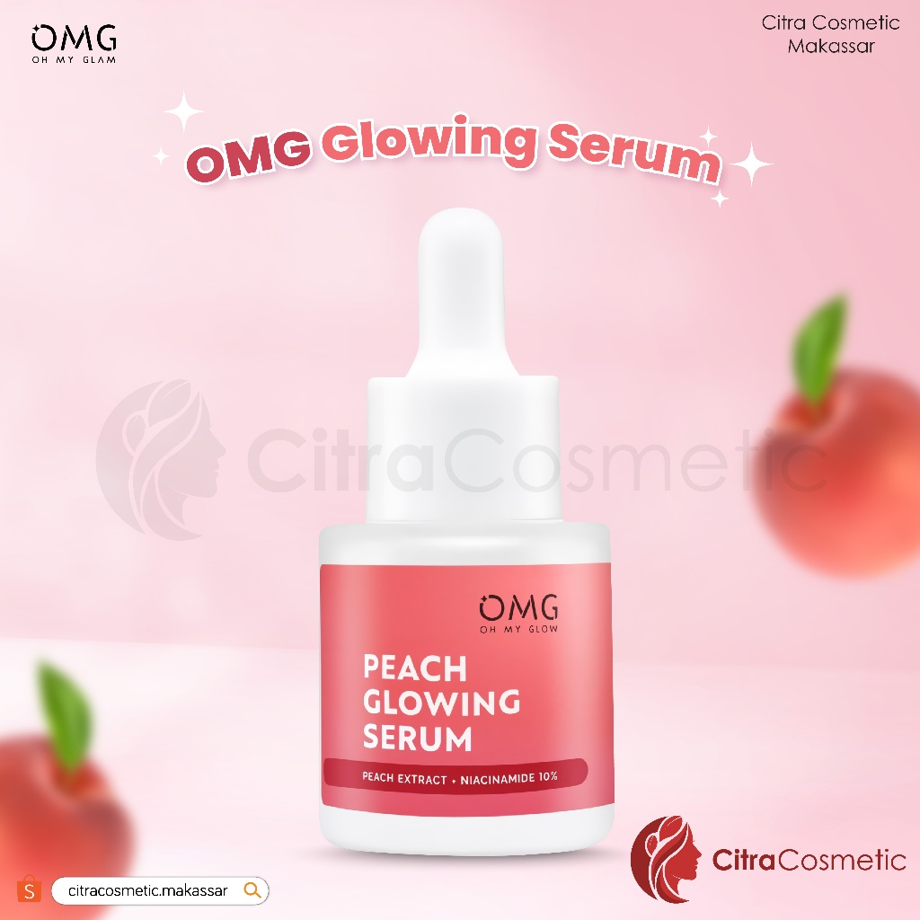 Jual ️CitraCosmetic ️ OMG Oh My Glow Peach Glowing Serum 20 Ml | Shopee Indonesia
