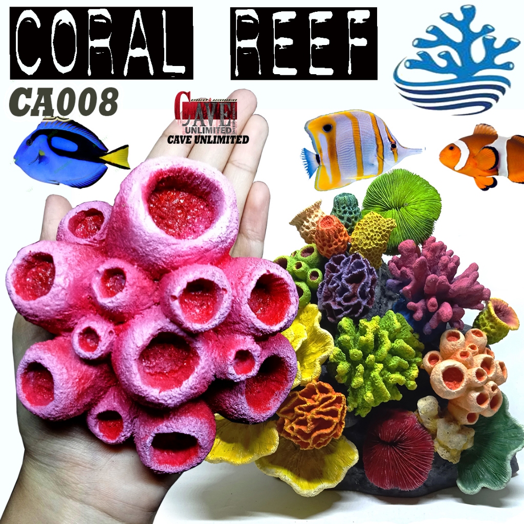 Jual CA008 ANEMON LAUT TERUMBU KARANG CORAL ARTIFICIAL REEF PALSU ...