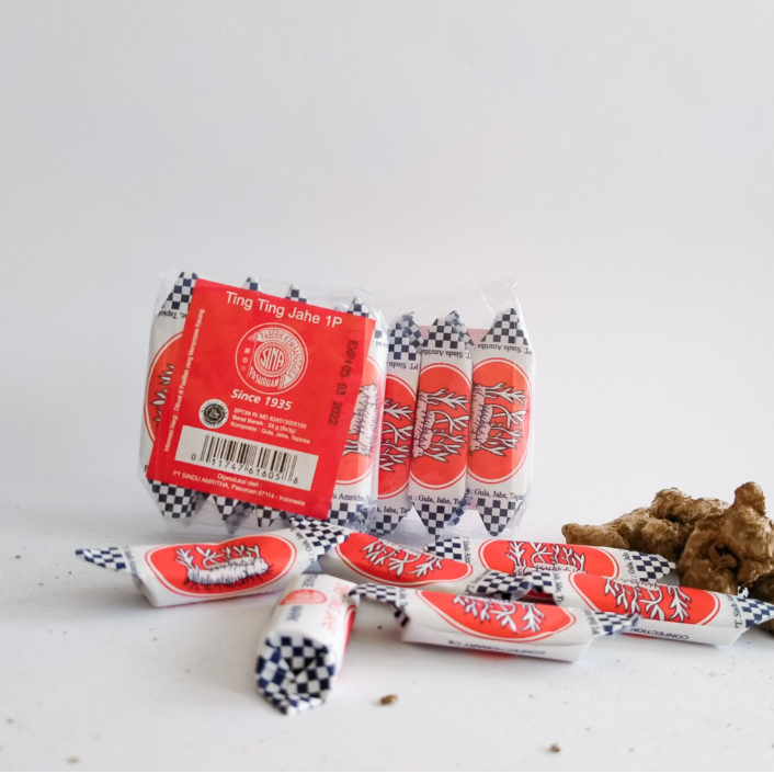 Jual PERMEN JAHE | TING TING JAHE 1P | BUNGKUS KERTAS | Shopee Indonesia
