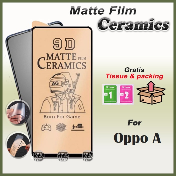 Jual SCREEN PROTECTOR FILM MATTE CERAMIC OPPO A1K A11 A3s A5s A5 A38 A7 ...