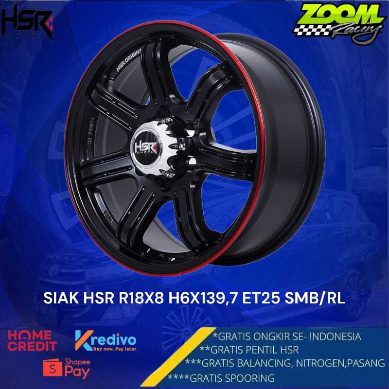 Jual Velg Mobil Model kaleng Ring 18 HSR R18 Pajero Fortuner Strada,Hilux | Shopee Indonesia