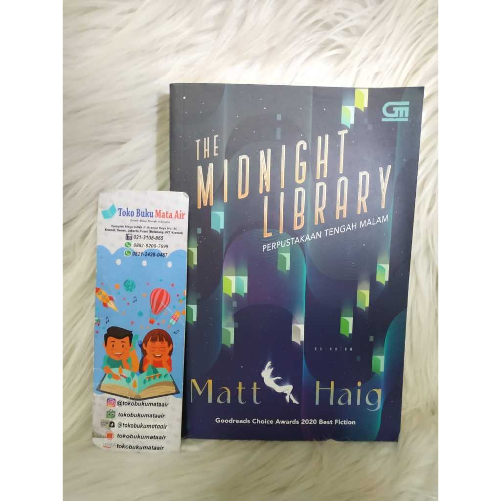 Jual BEST SELLER ORIGINAL THE MIDNIGHT LIBRARY - MATT HAIG GRAMEDIA ...