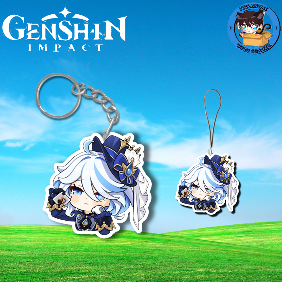 Jual Gantungan kunci akrilik furina genshin impact/costum | Shopee Indonesia